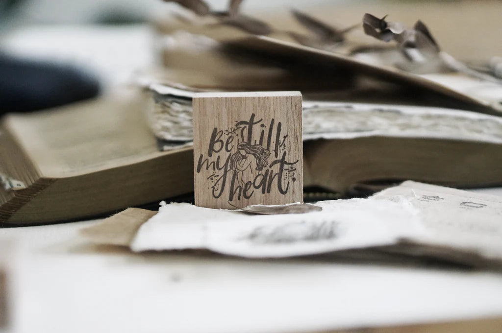 Black Milk Project - BE STILL MY HEART (Prayer Series) | Rubber Stamp ...