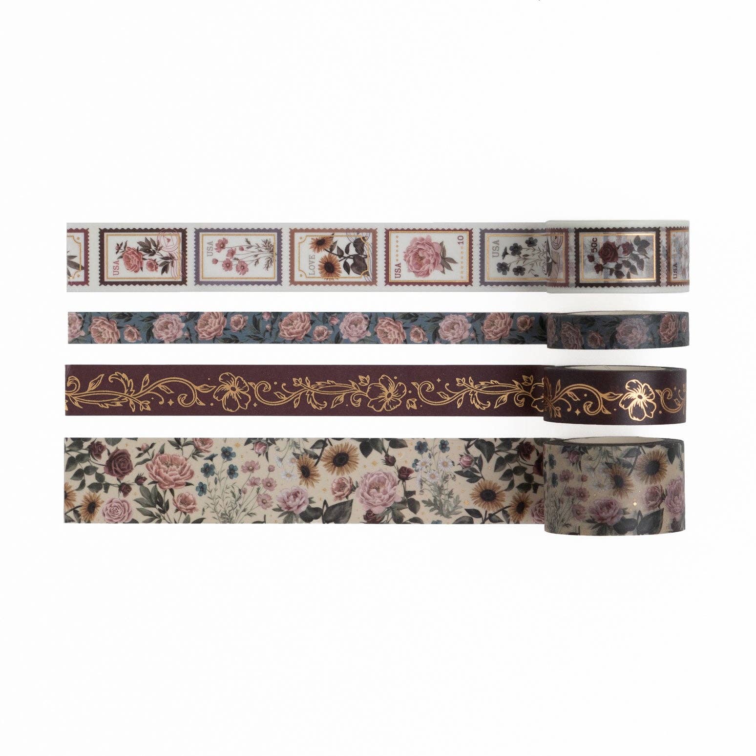 Archer and Olive - ANTIQUE FLORALS | Washi Tape Set – Beso Bisou LLC
